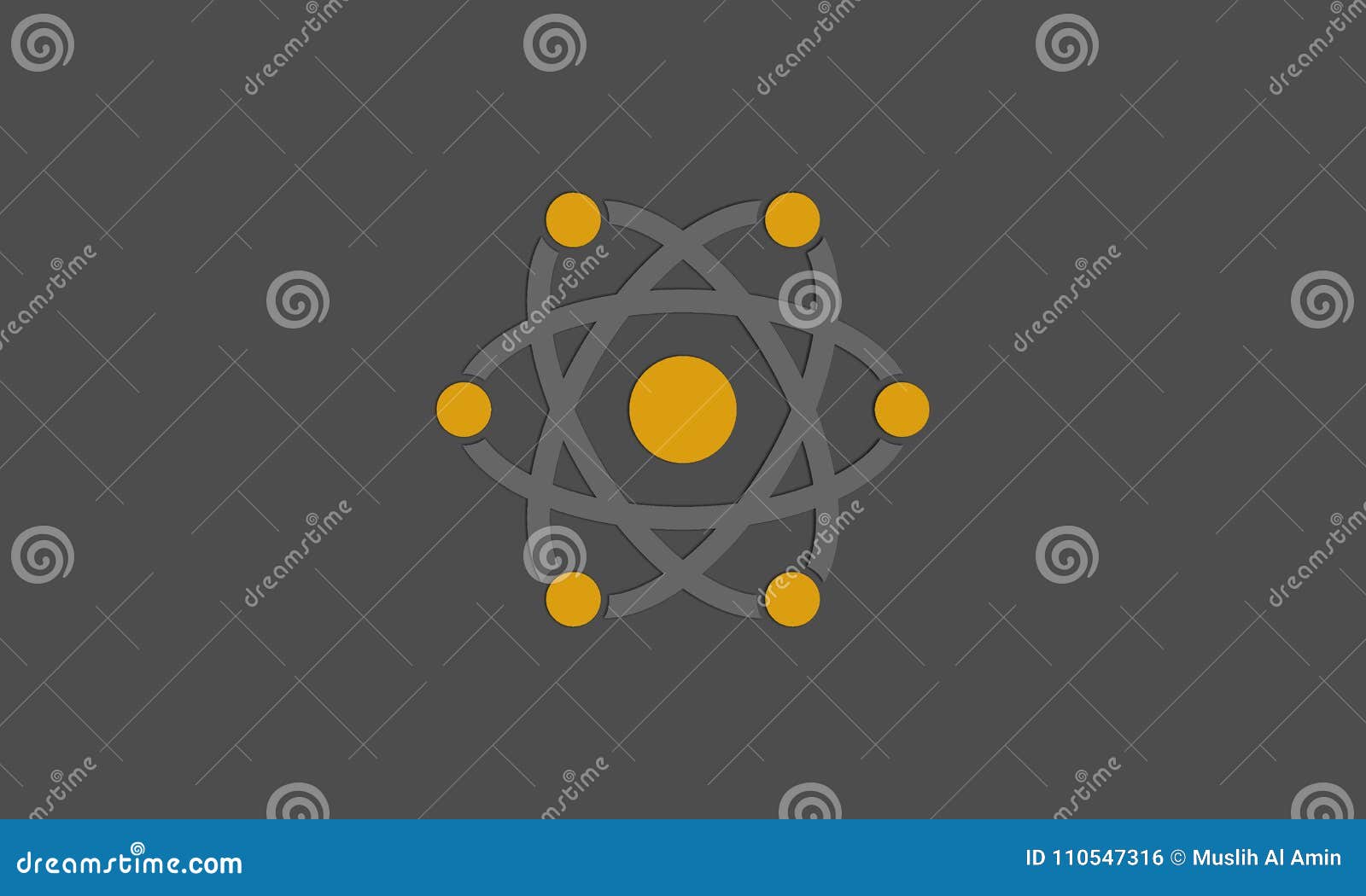 Atom Logo Vector Design. Elegant Logo Design. Stock Vector ...