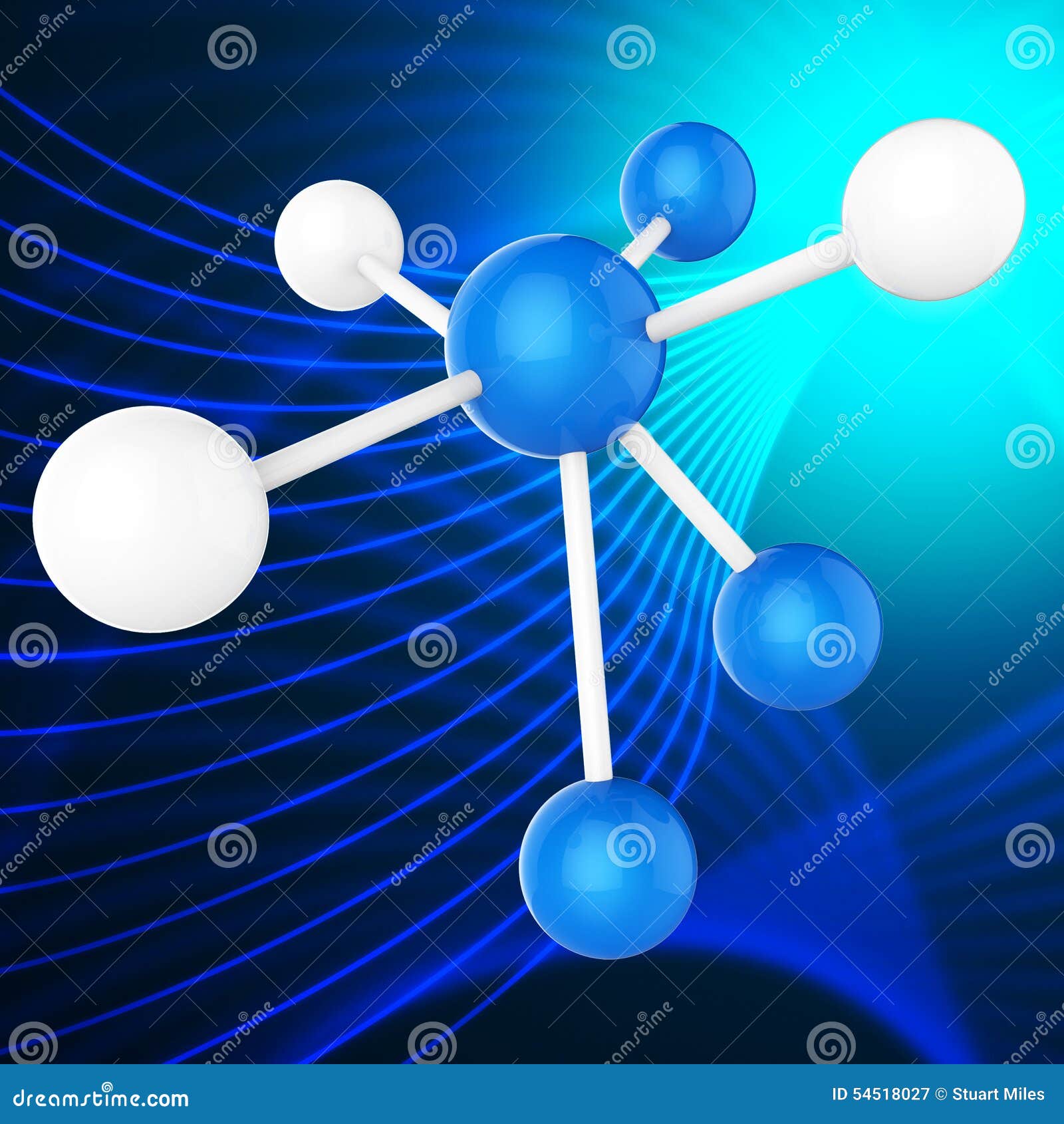 Atom Molecule Indicates Chemical Science and Scientist Stock ...