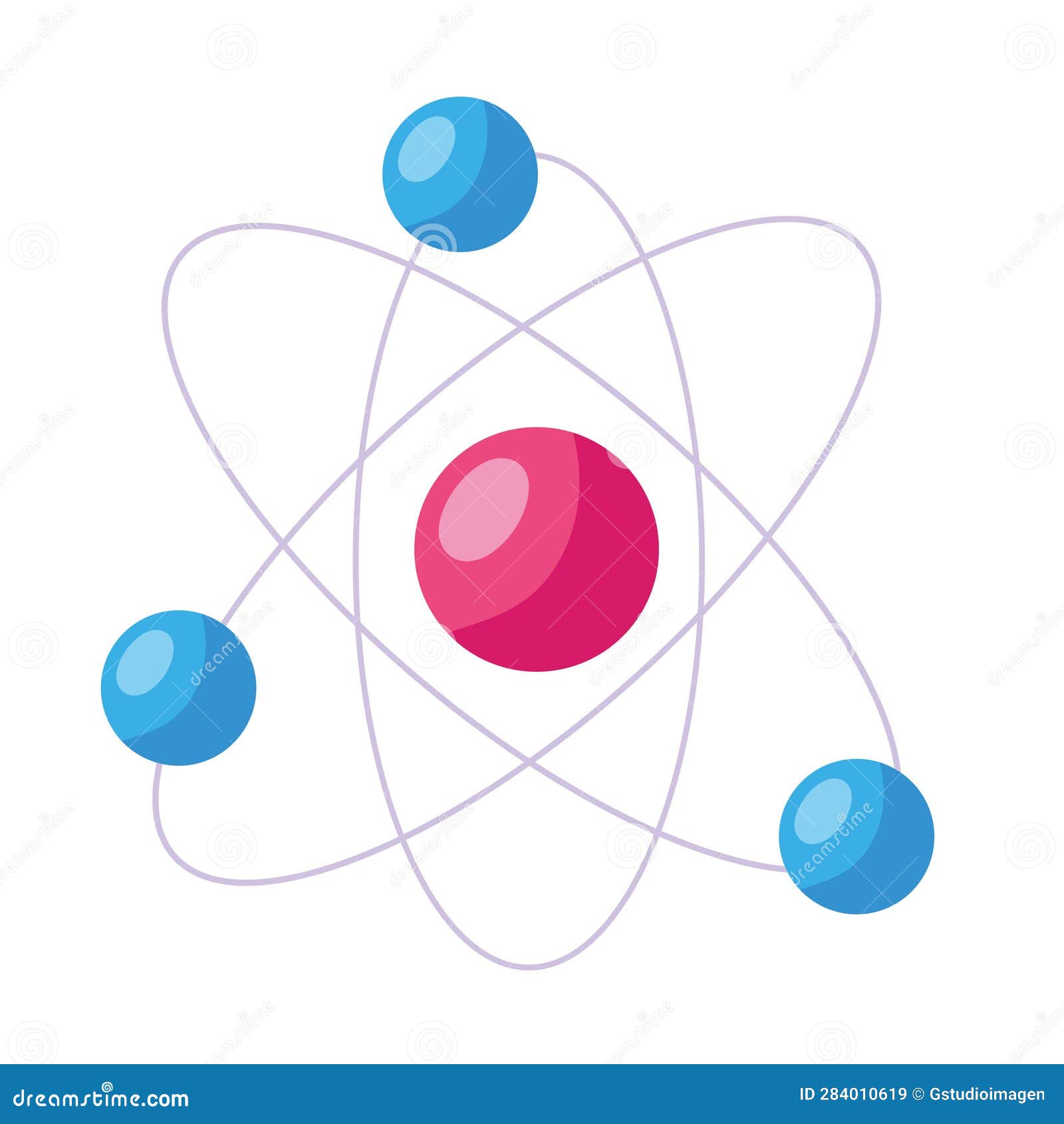 Atom molecule particle stock vector. Illustration of laboratory - 284010619