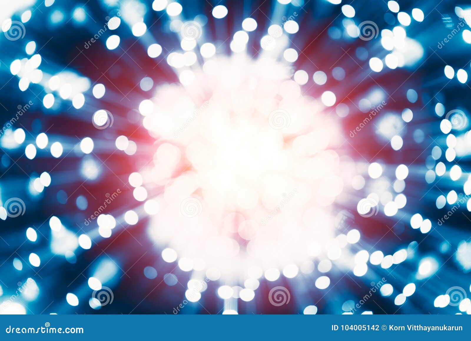 Atom Nuclear Reaction Explode from Nucleus Spread Release Gamma Ray ...