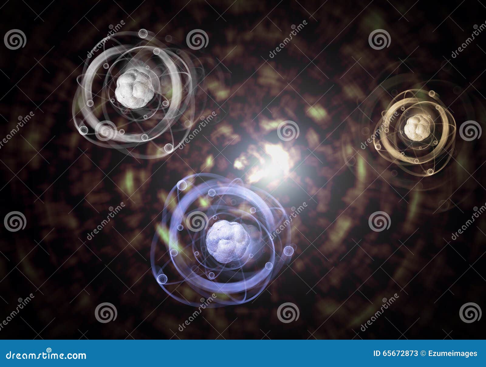Atom Particle stock image. Image of orbiting, power, chemistry - 65672873