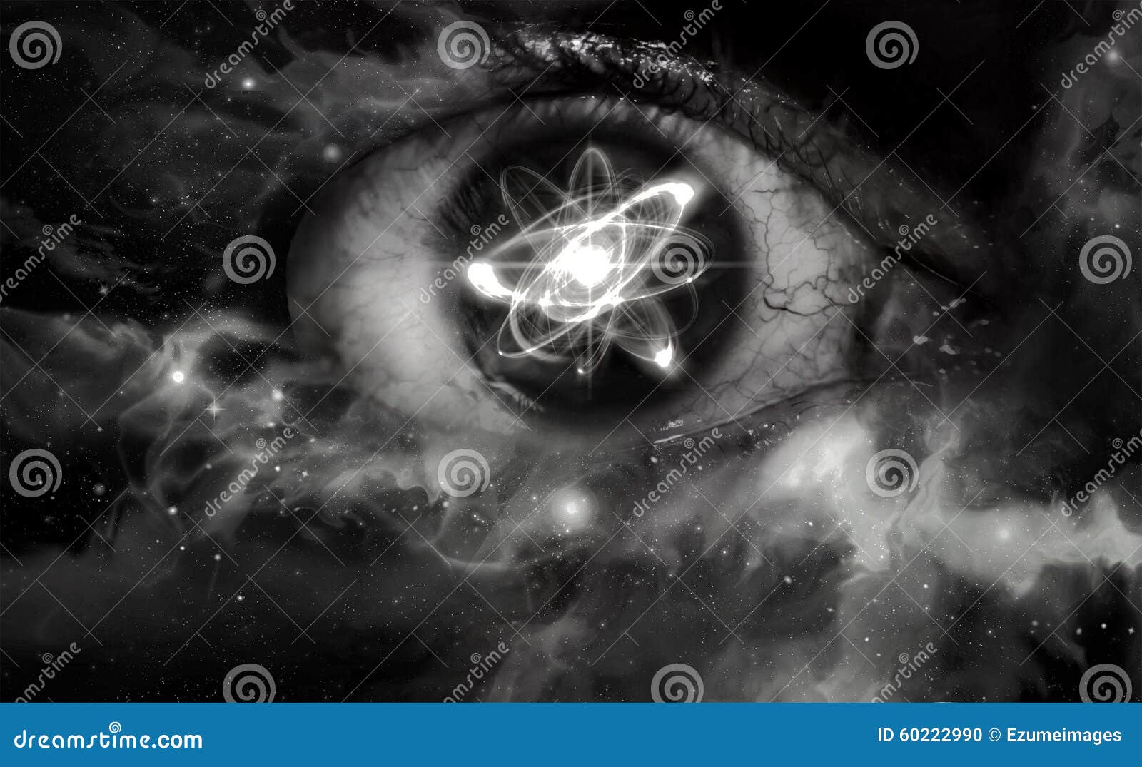 Atom Particle Hands Stock Photo | CartoonDealer.com #60222708