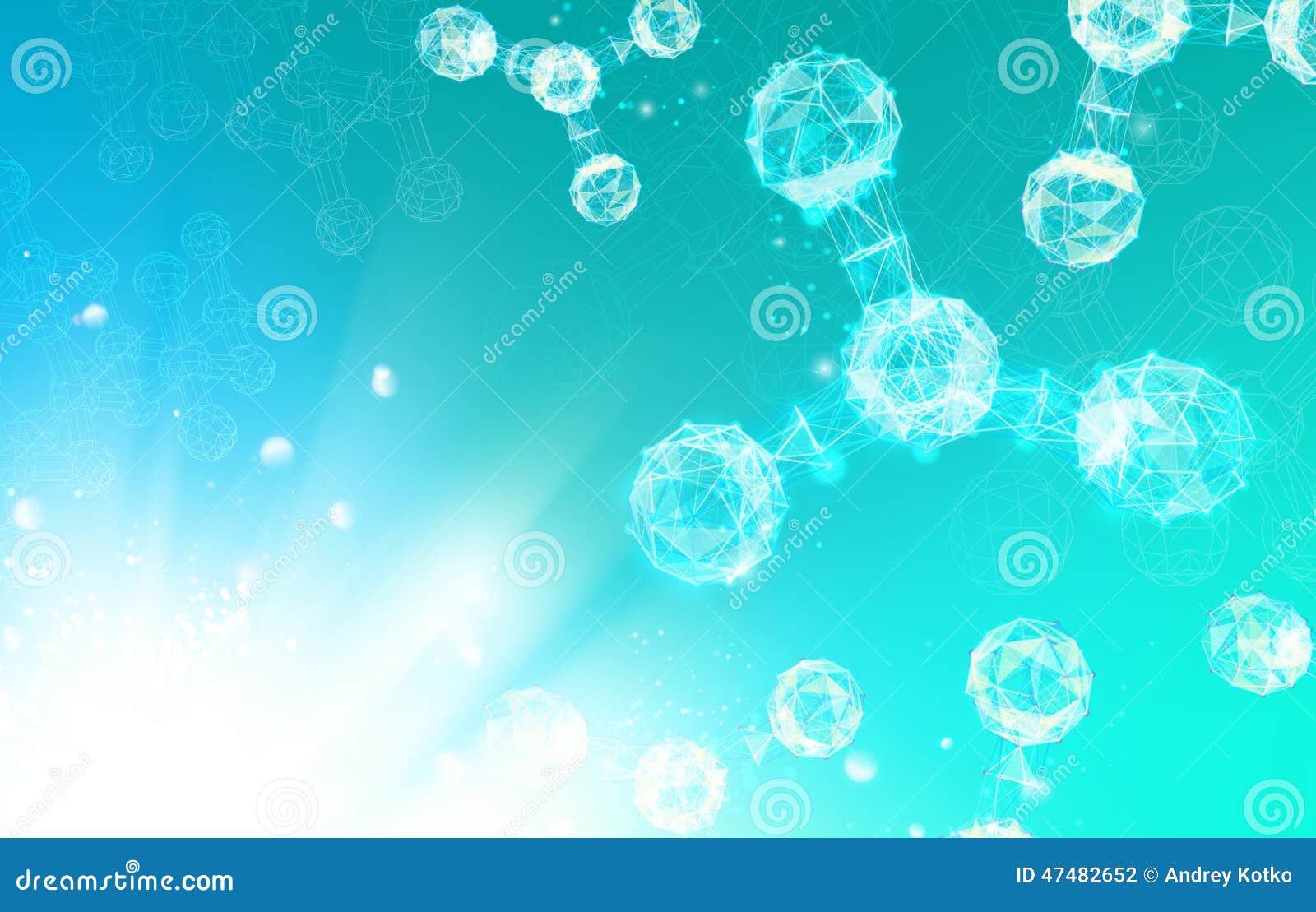 Atom Particles Vector Illustration | CartoonDealer.com #52554292