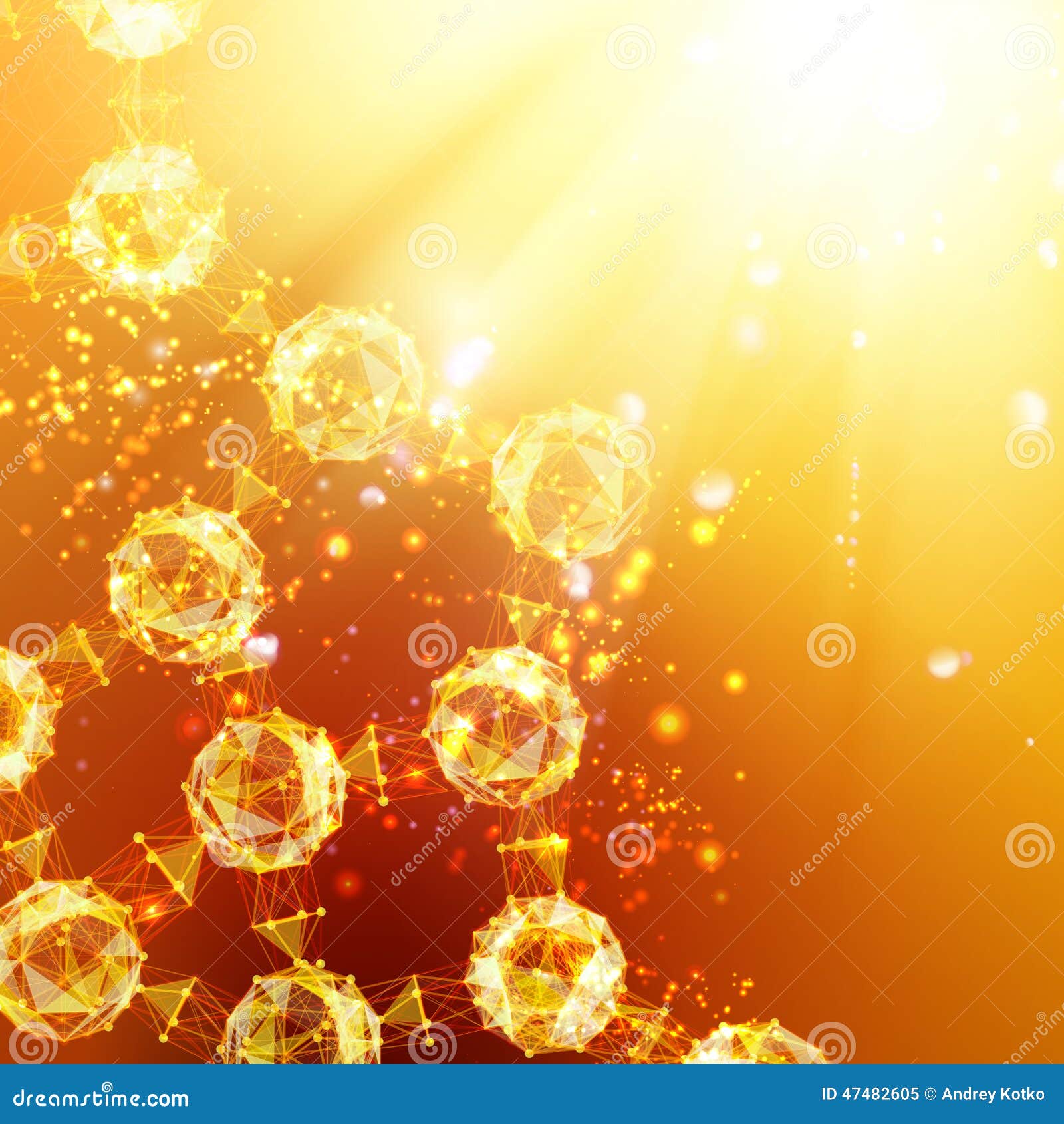 Atom particles. stock vector. Illustration of experiment - 47482605