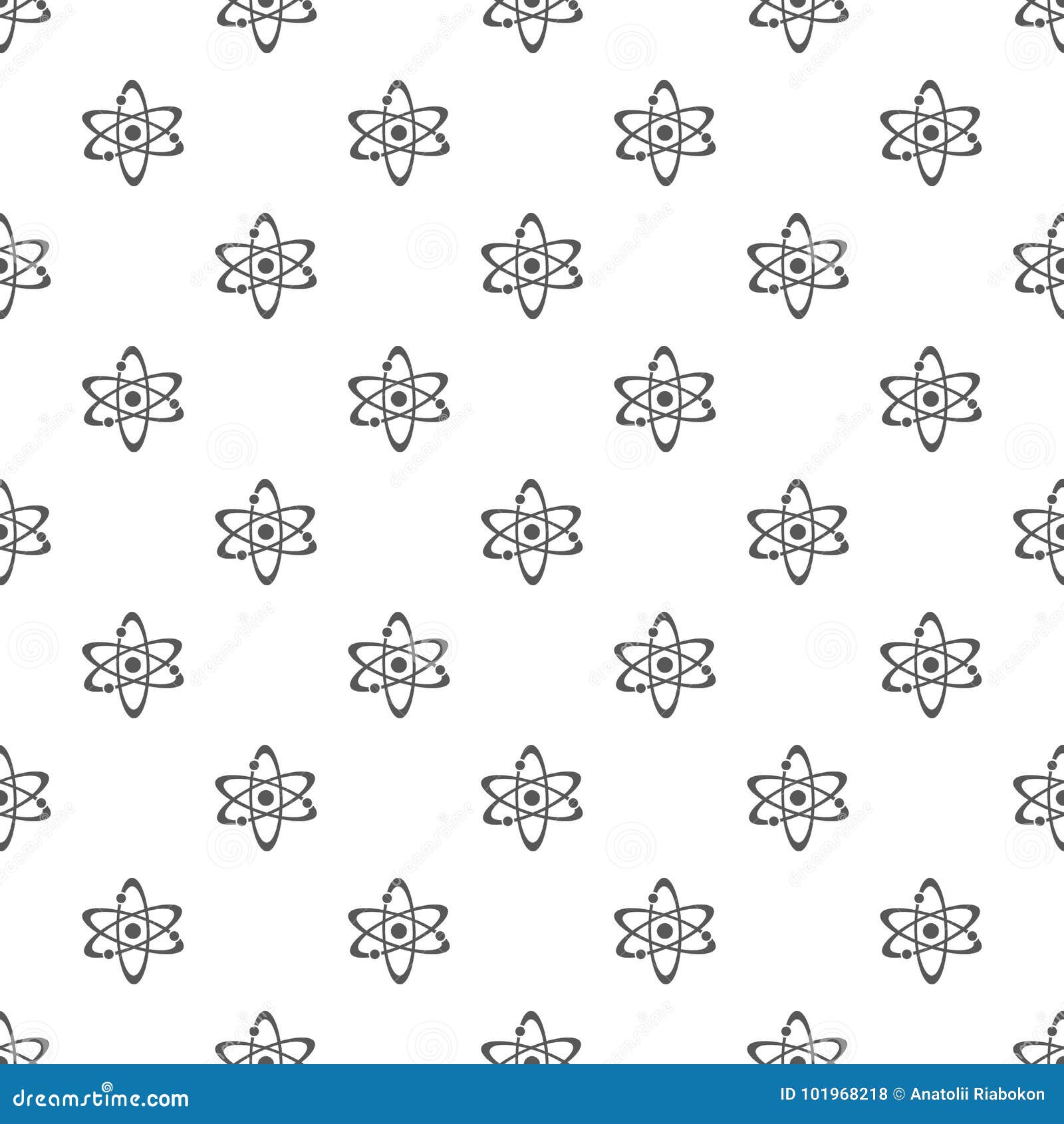Atom pattern seamless stock vector. Illustration of medicine - 101968218