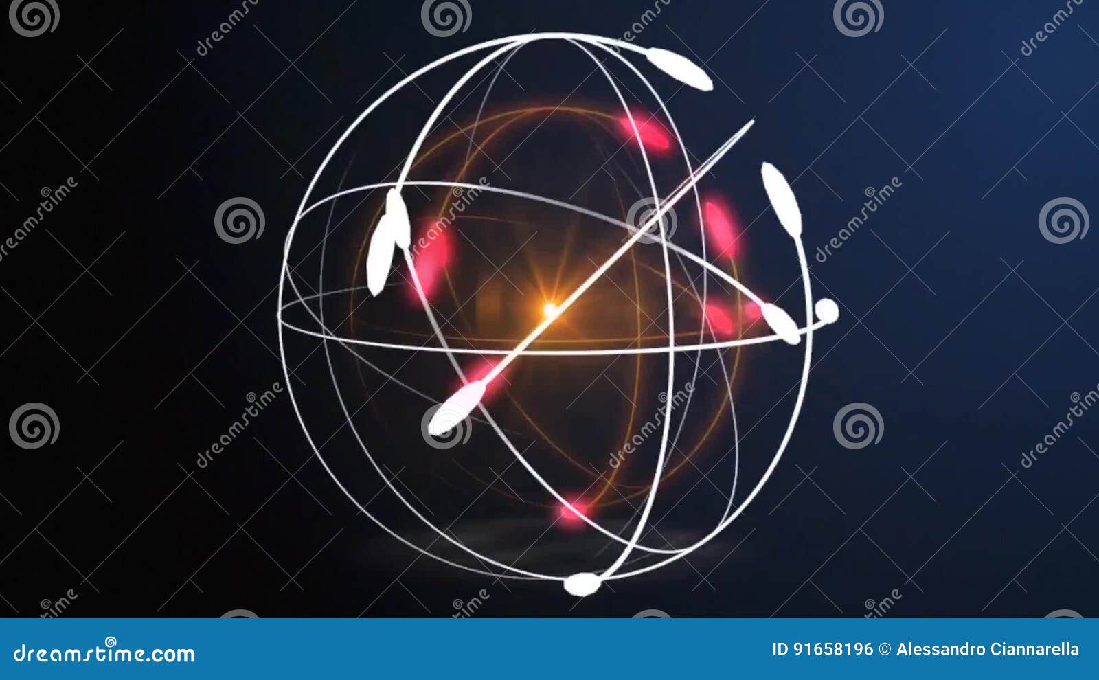 Exploding atom stock footage. Video of circulating, cells - 91658196