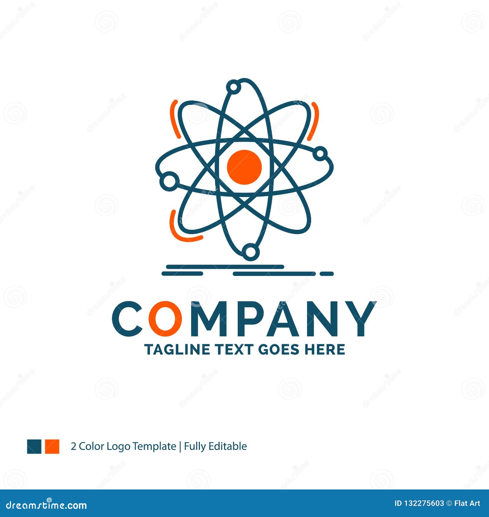 Atom, Science, Chemistry, Physics, Nuclear Logo Design. Blue and Stock ...