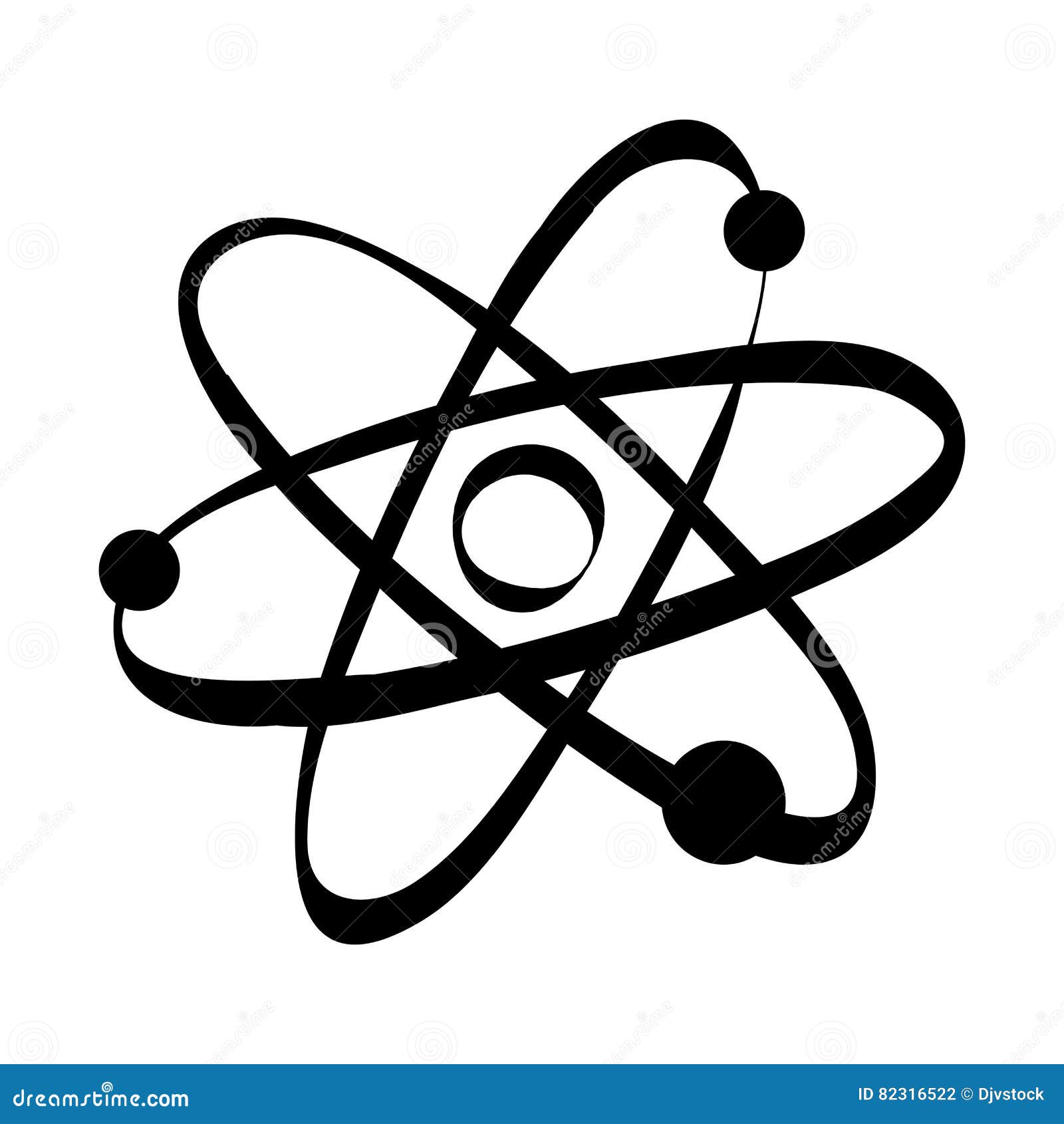 Atom science molecule stock illustration. Illustration of laboratory ...