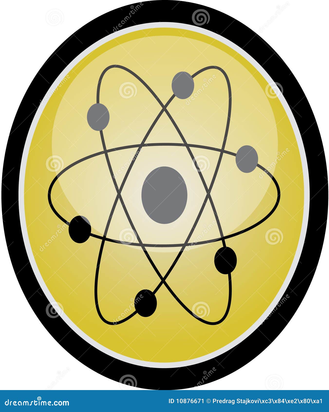Atom Sign Stock Image - Image: 10876671