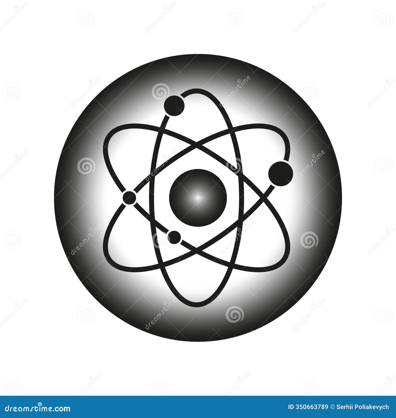 Molecular Orbital Of Benzene Isolated On White Stock Illustration ...
