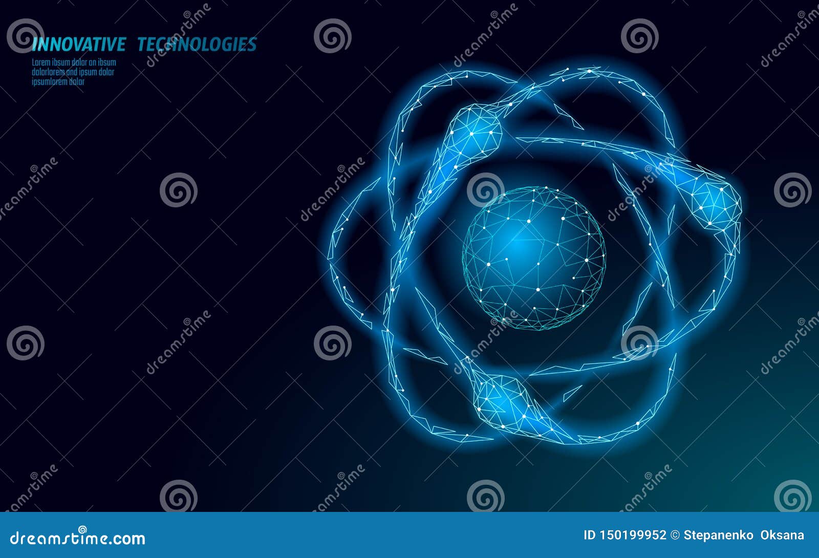 Atom Structure Science Sign. E-learning Distance Graduate Online ...