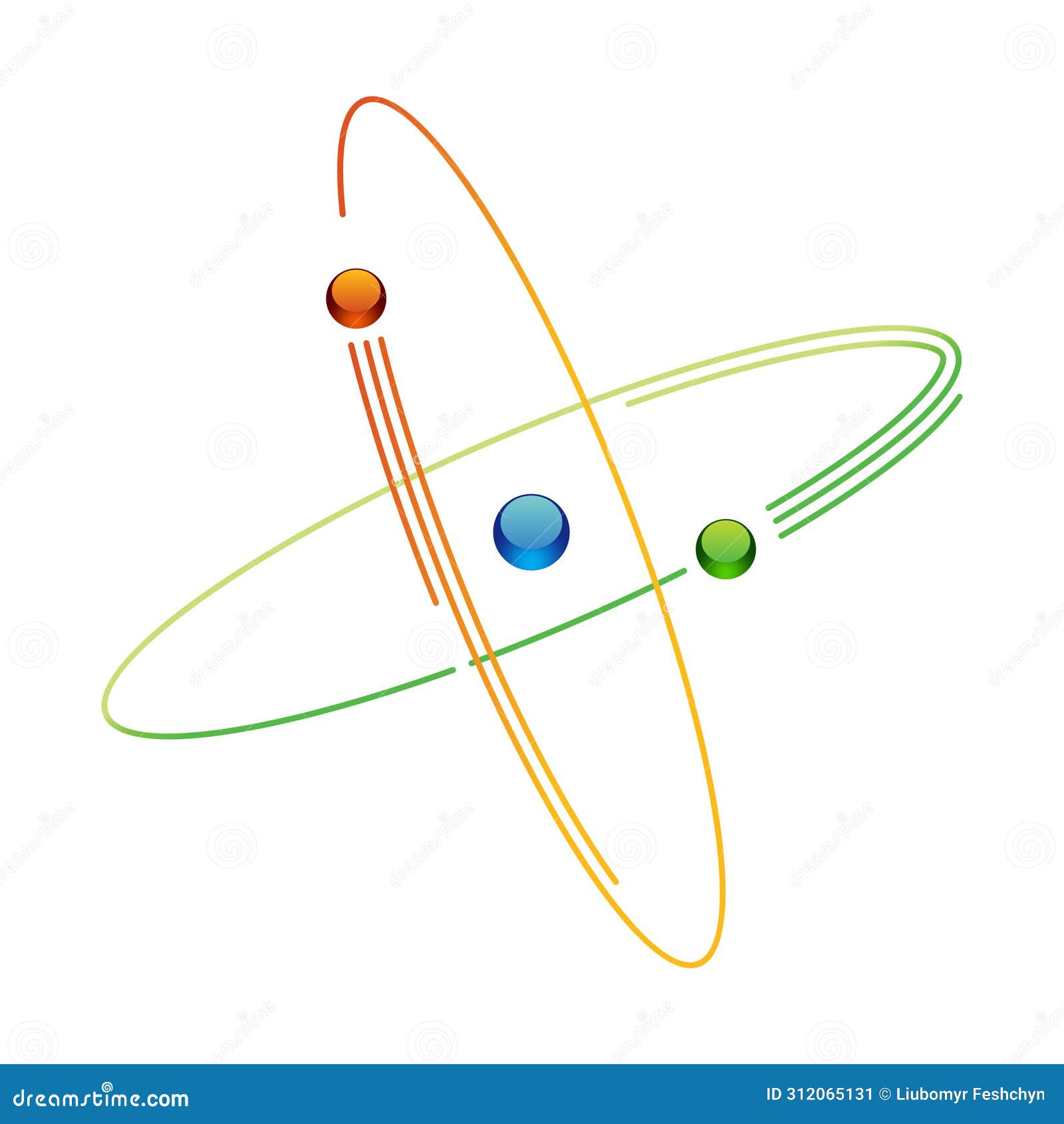 Vector Atomic Logo Collage Of Stars In American Democratic Colors ...