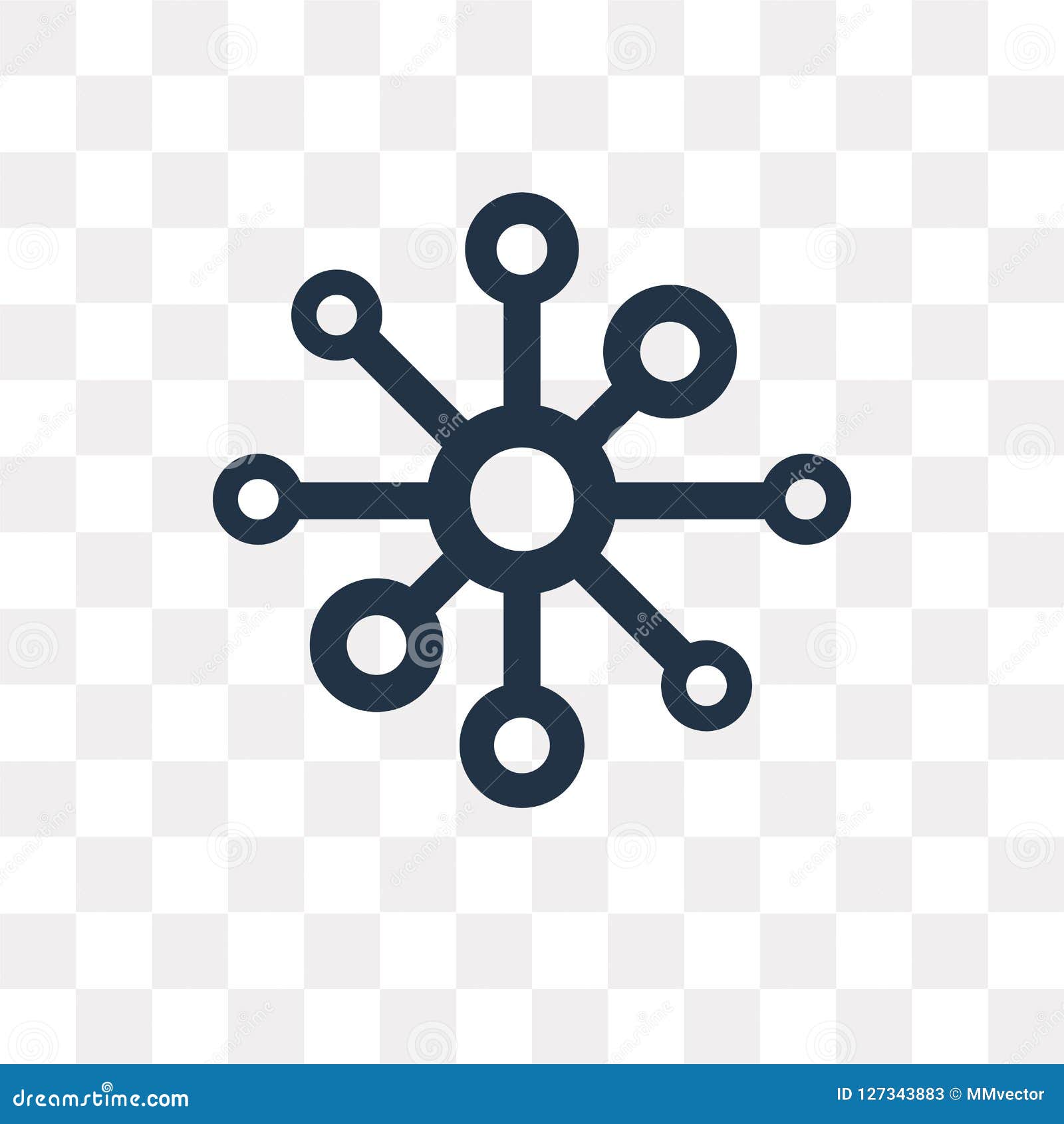 Atom Vector Icon Isolated on Transparent Background, Atom Trans Stock ...