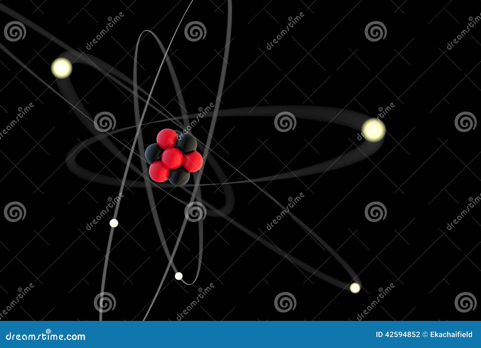 Atom Visualisation stock illustration. Illustration of research - 42594852