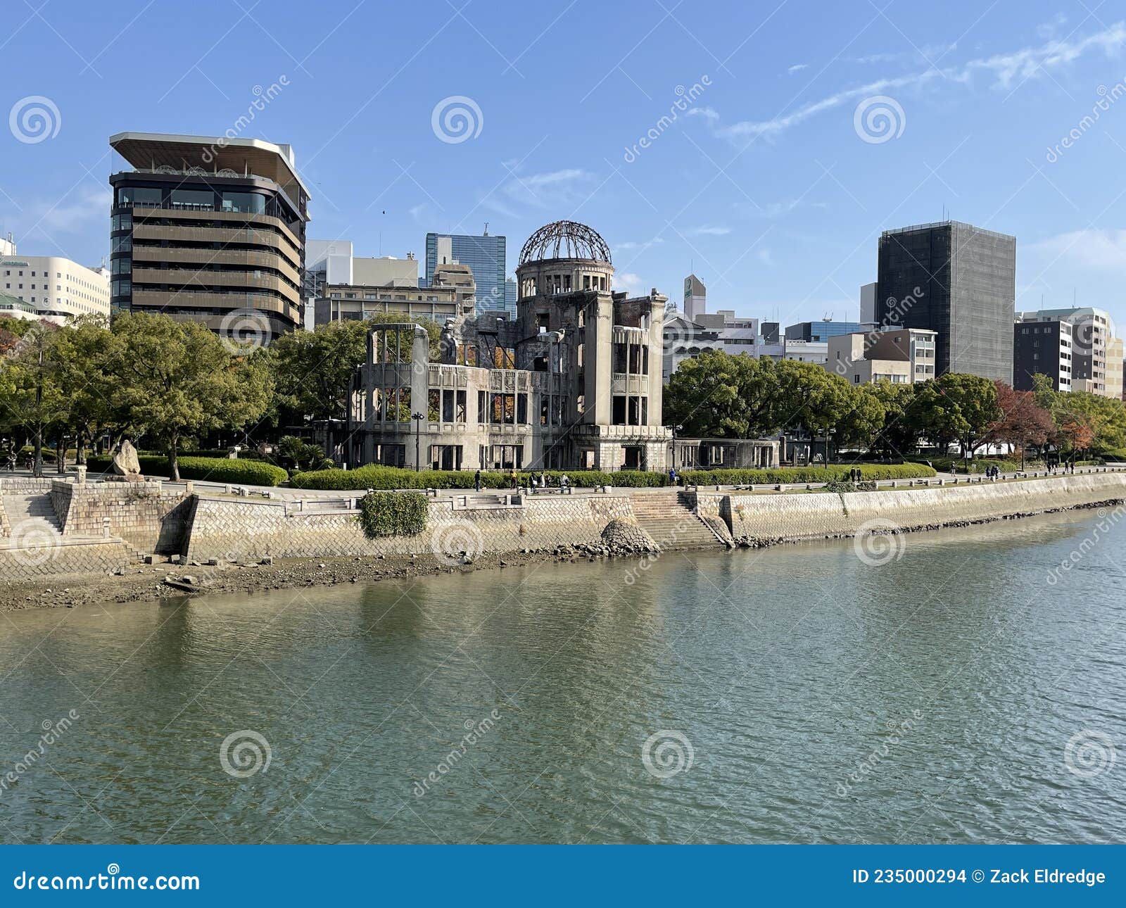 Hiroshima building stock photo. Image of bomb, building - 235000294