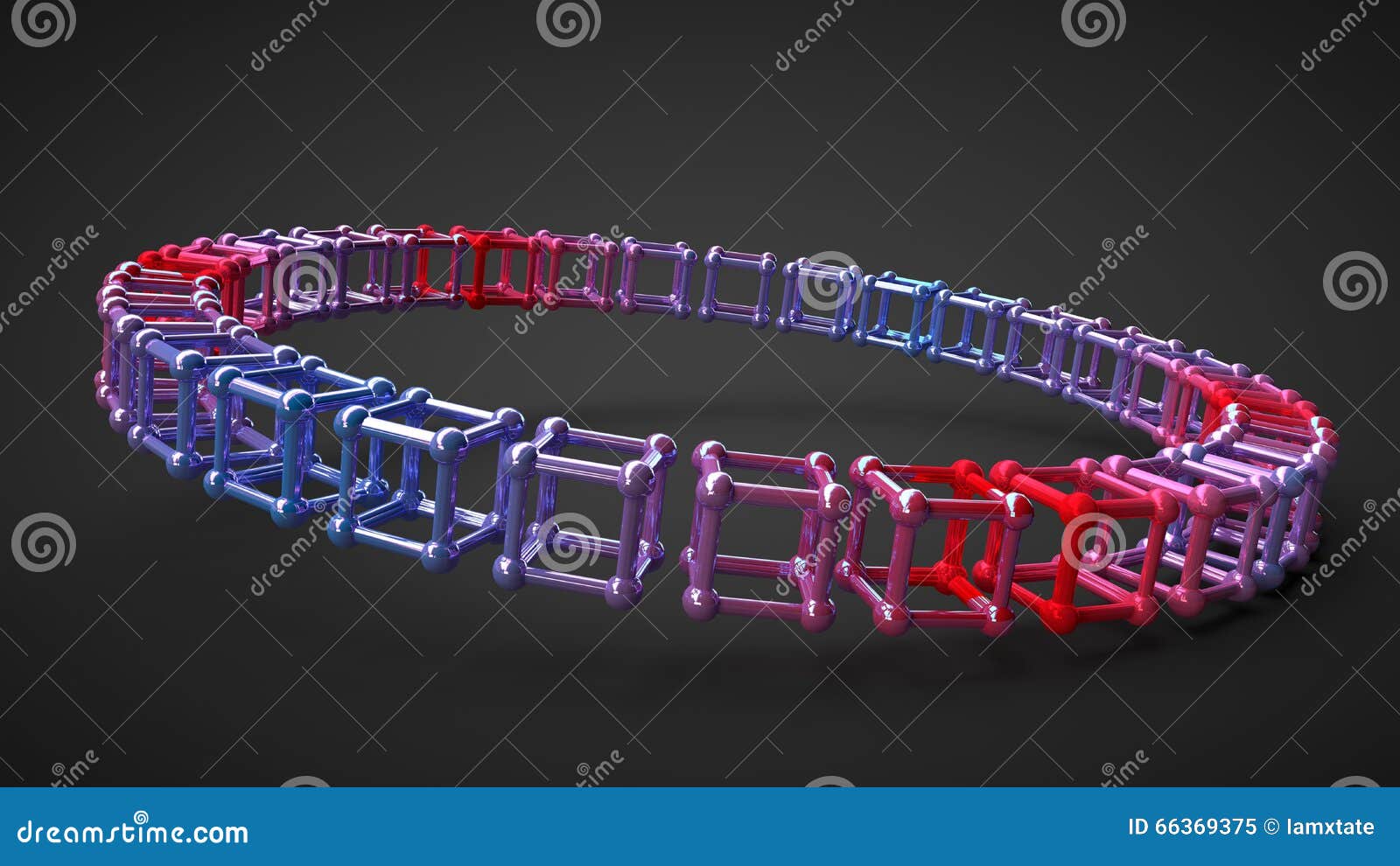 Atomic Boxes Placed Circle Shape Stock Illustration - Illustration of ...