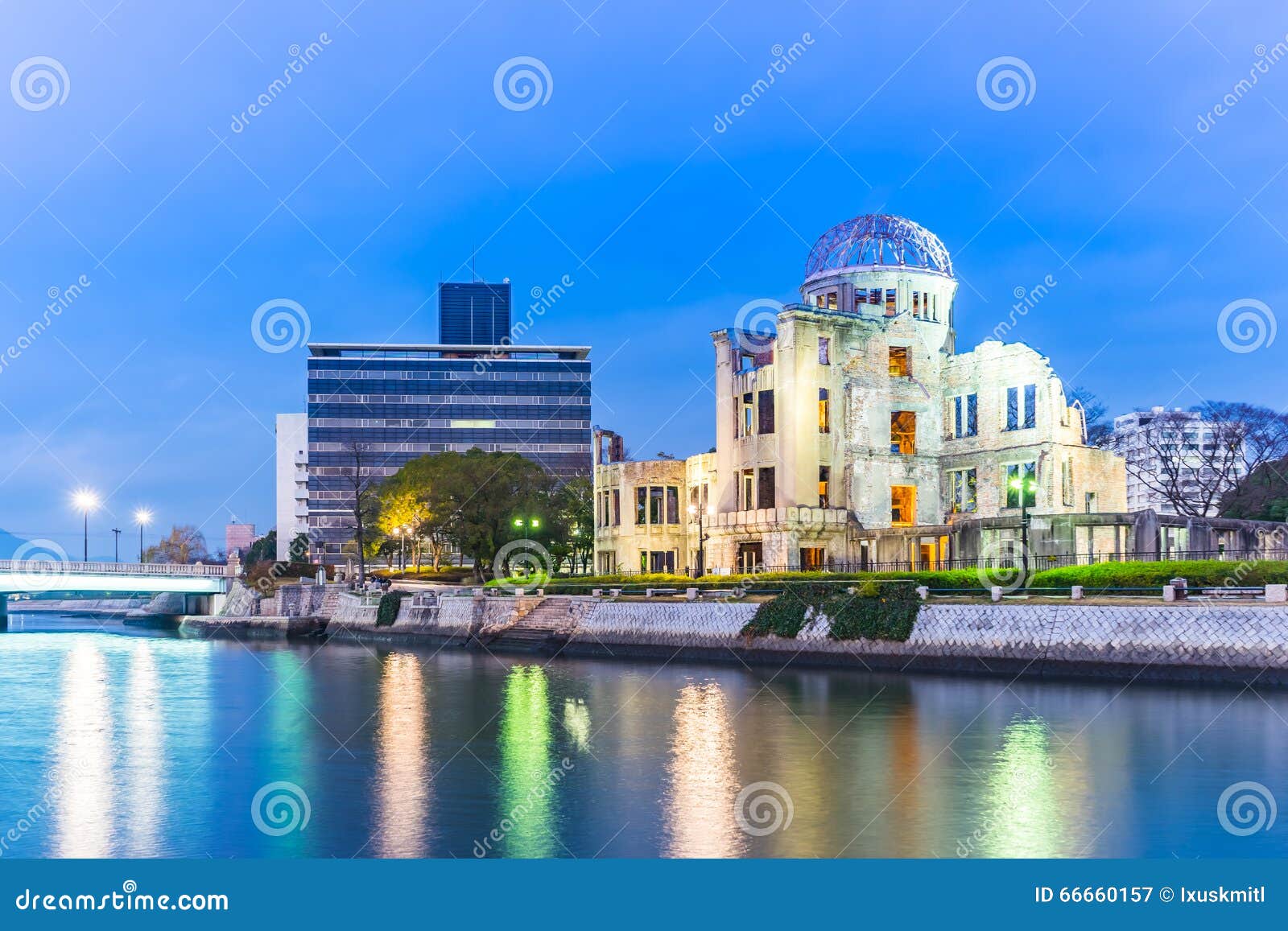 Atomic Dome Memorial Ruins in Hiroshima, Japan Editorial Photography ...