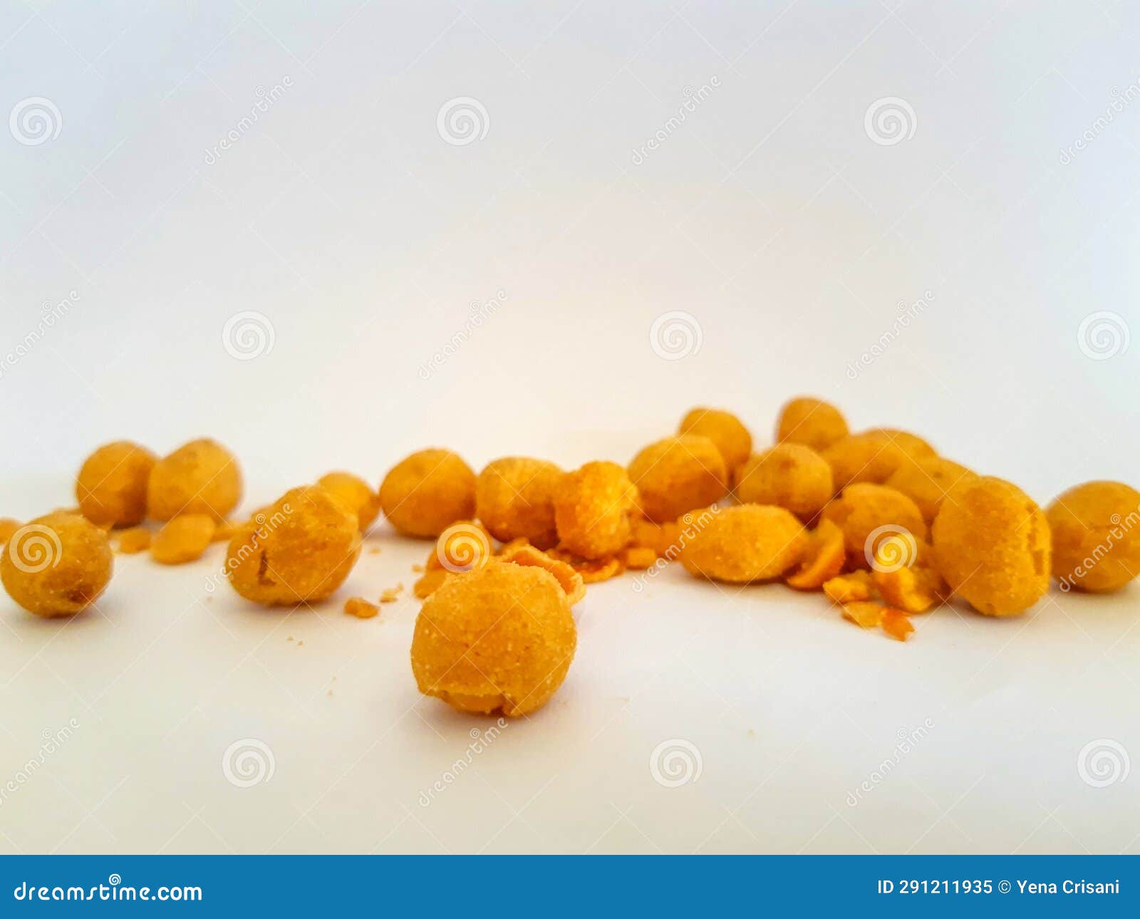 Atomic Egg Nuts or Crispy Egg Nuts and Savory Snack Stock Image - Image ...