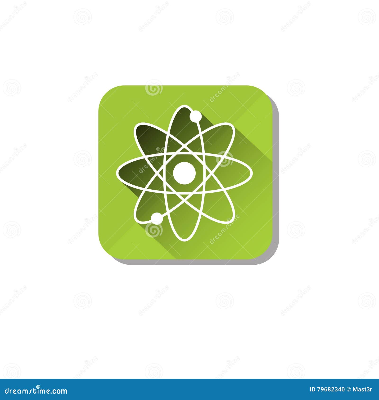Atomic Energy Ecology Atom Icon Stock Vector - Illustration of energy ...