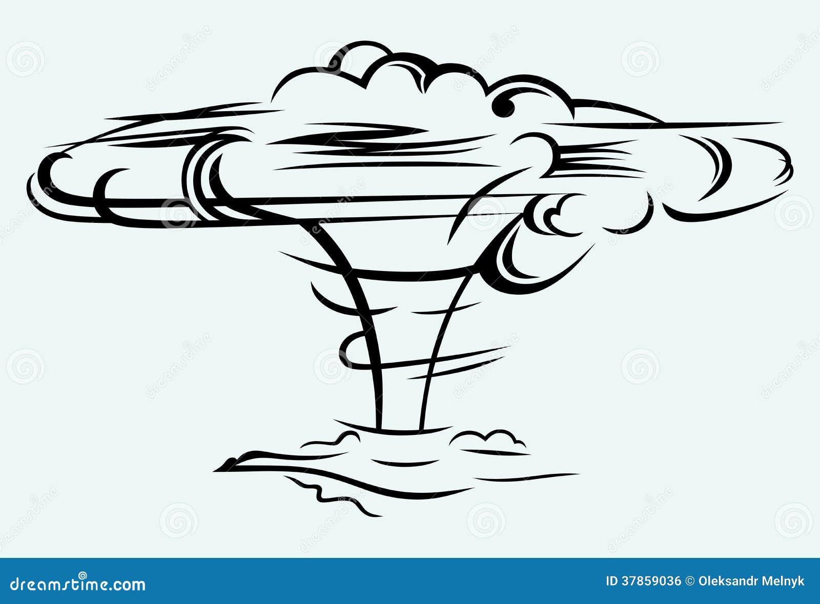 Atomic Explosion Drawing Cartoon Vector | CartoonDealer.com #30937937