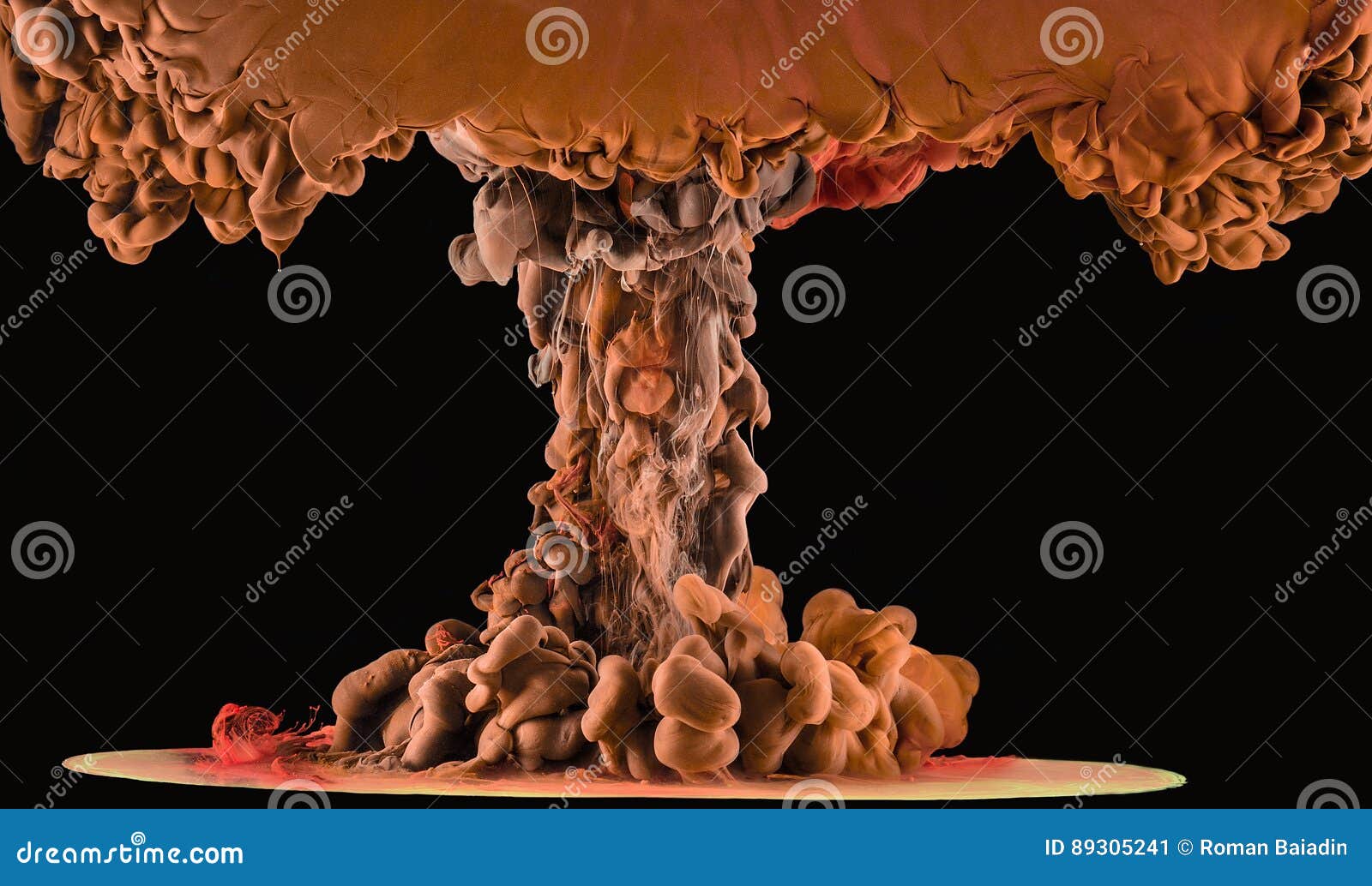 Atomic explosion. Art stock image. Image of aqua, liquefy - 89305241