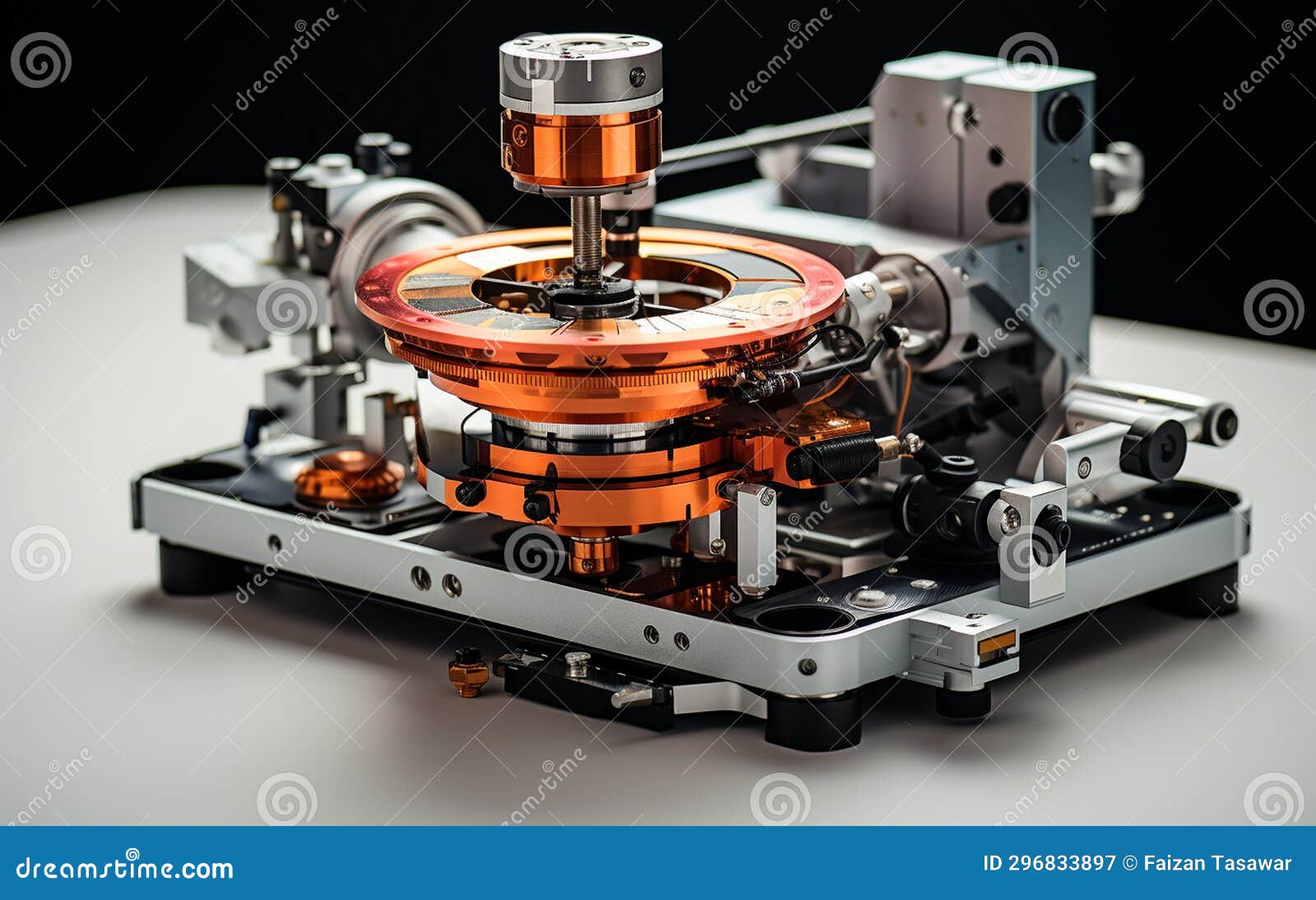 Microscope And Atomic Orbitals Vector Icon | CartoonDealer.com #150691495