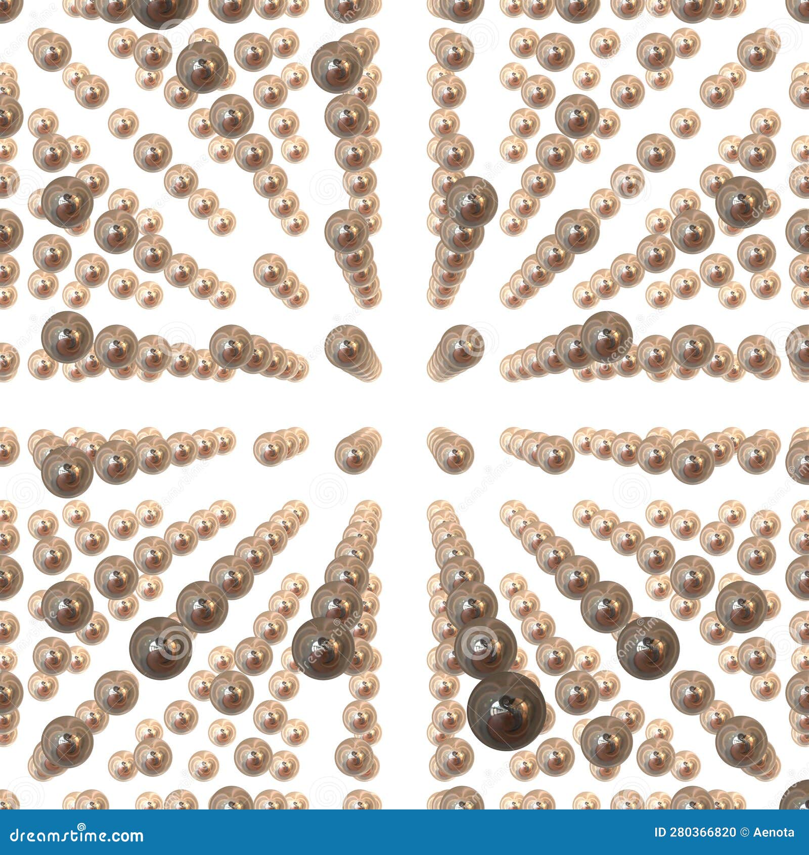 Atomic Interminable Crystal Cell Stock Photo | CartoonDealer.com #279431868