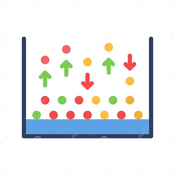 Atomic Layer Deposition Icon Image. Stock Illustration - Illustration ...