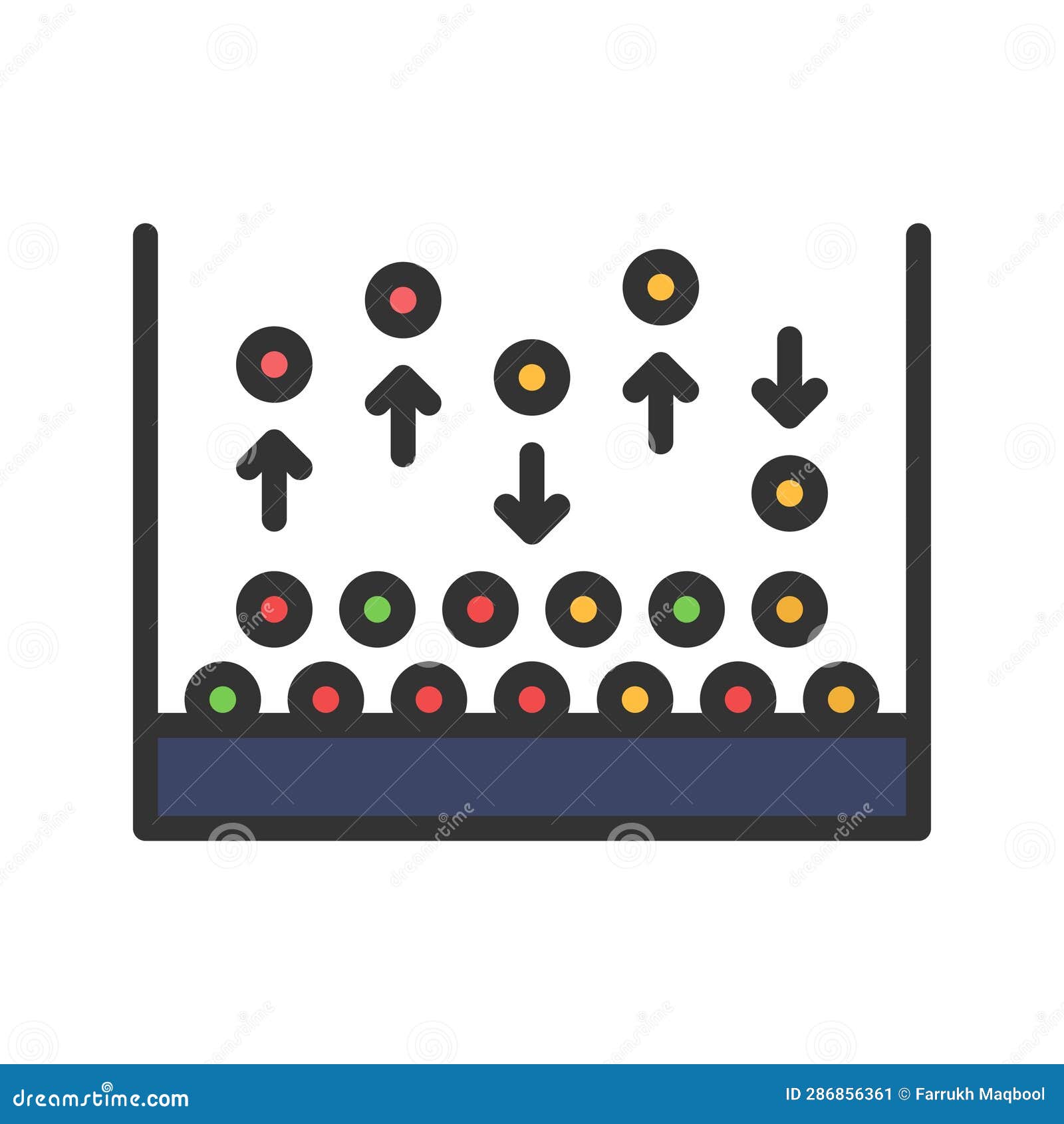 Atomic Layer Deposition Icon Image. Stock Vector - Illustration of ...