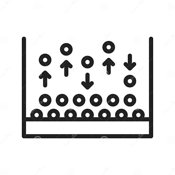 Atomic Layer Deposition Icon Image. Stock Vector - Illustration of ...