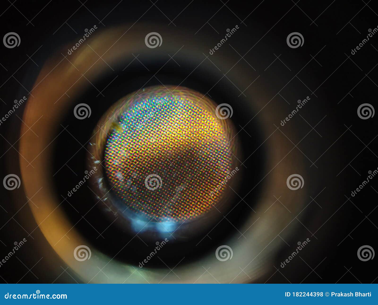 Atomic Level Of Zoom Of Color Print Products Stock Photography ...