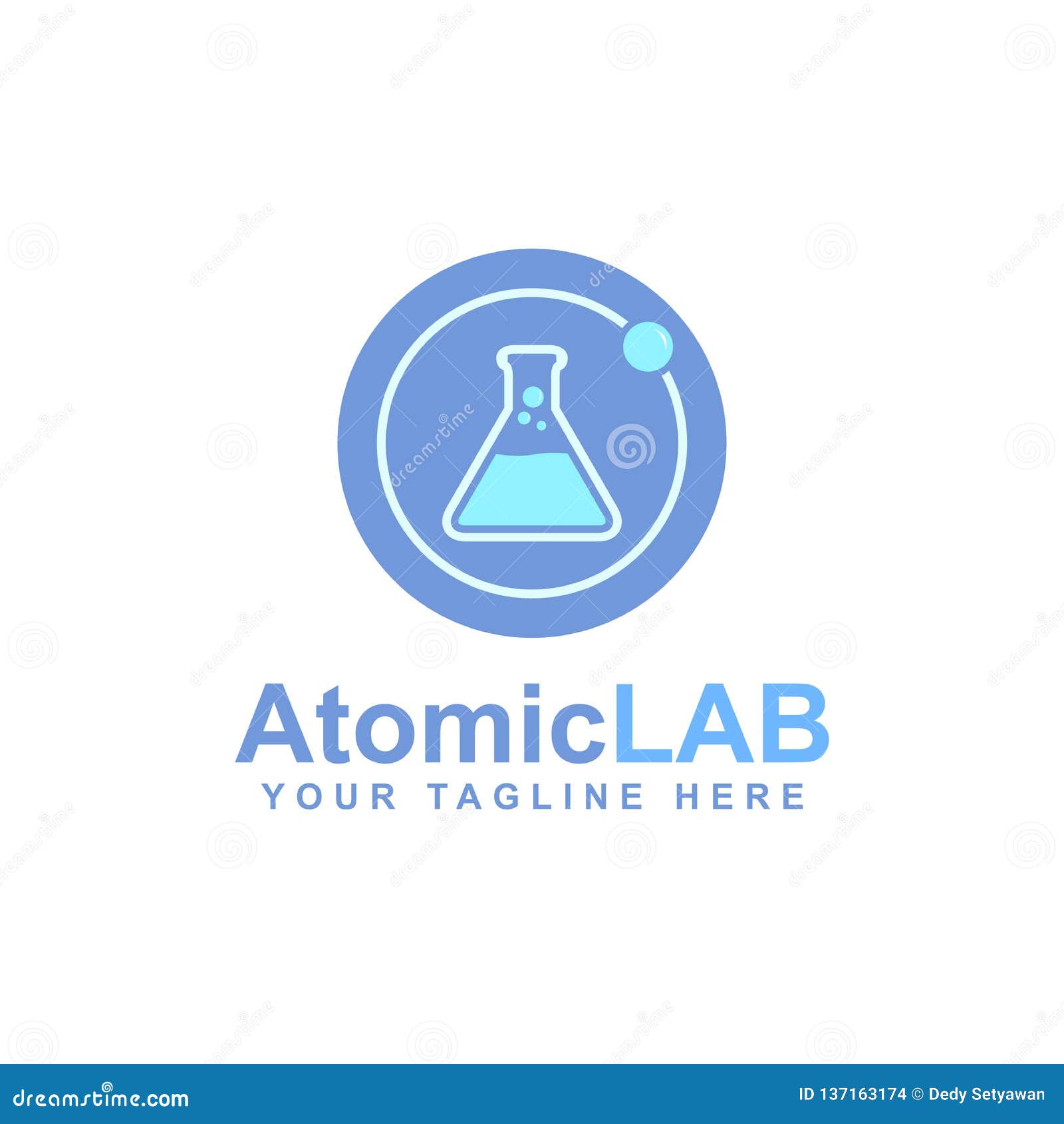Atomic Logo Design, Electron Particles Stock Vector - Illustration of ...