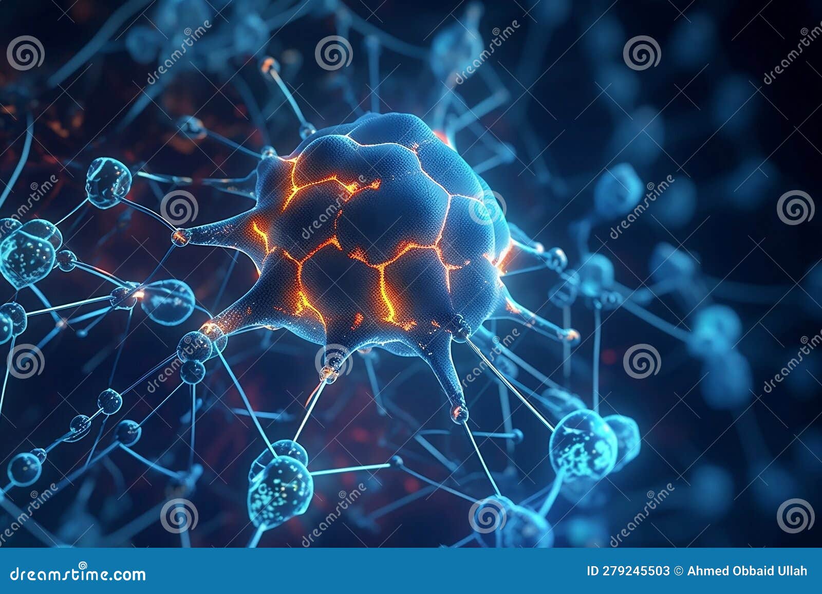 Atomic Neural Network Structure in the Brain, Generative Ai Stock ...
