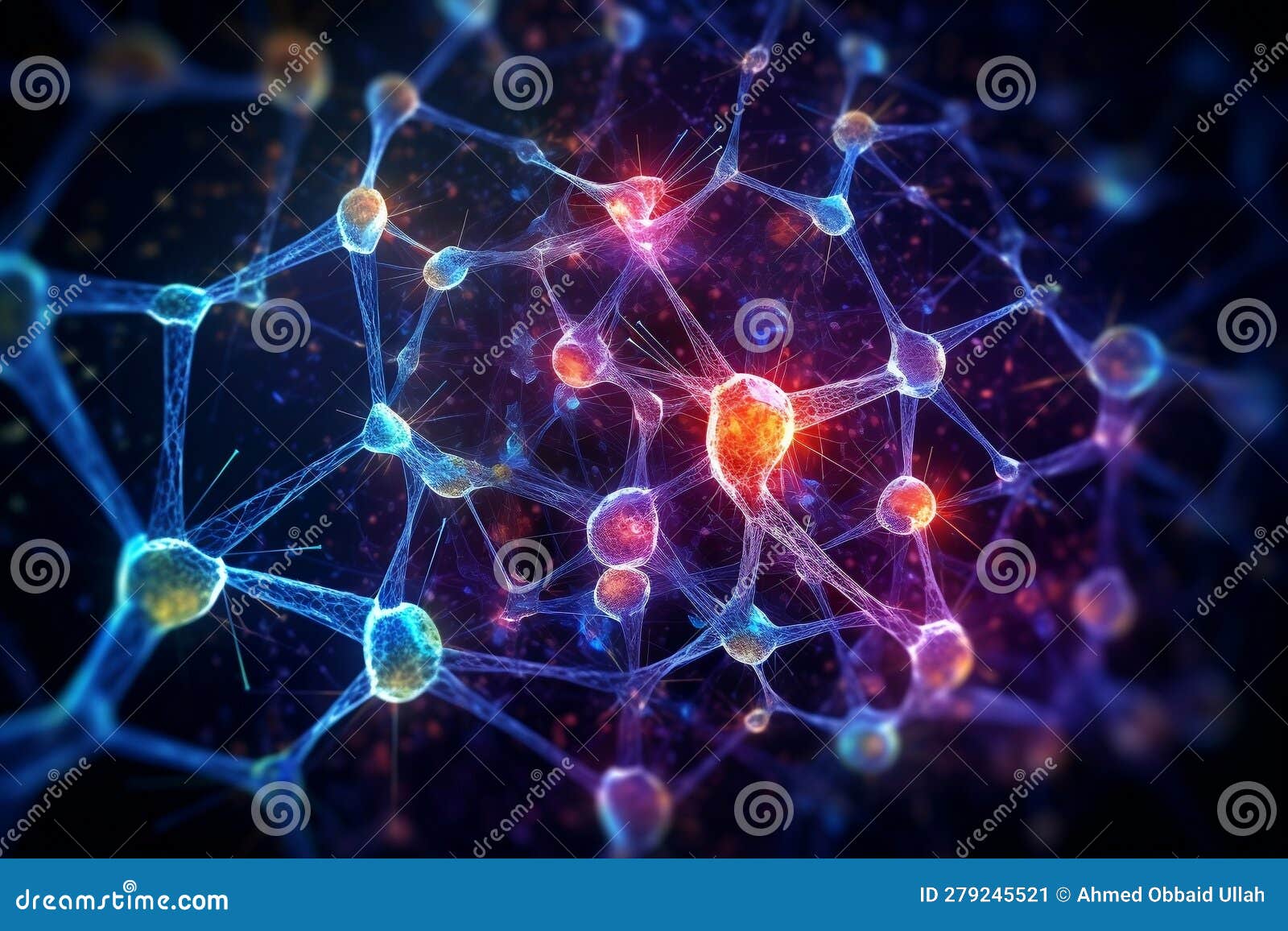 Atomic Neural Network Structure in the Brain, Generative Ai Stock ...