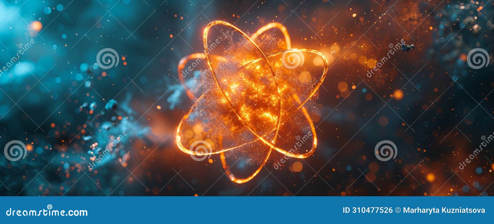 Atomic Nuclear Model, Nanostructured Core. the Nucleus of an Atom ...