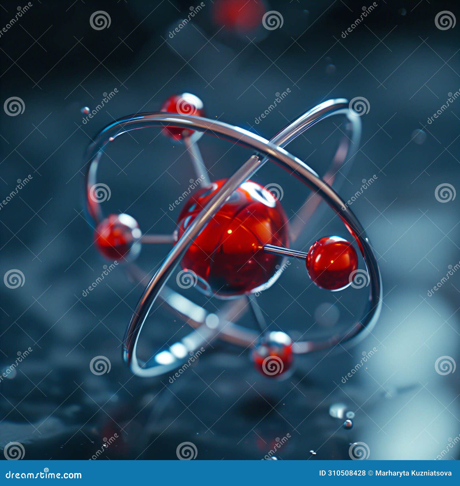 Atomic Nuclear Model, Nanostructured Core. the Nucleus of an Atom ...