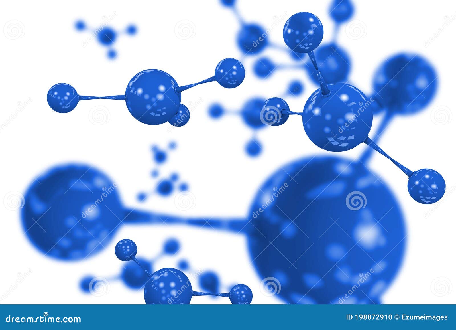Atomic Particle 3D Illustration Stock Illustration - Illustration of ...