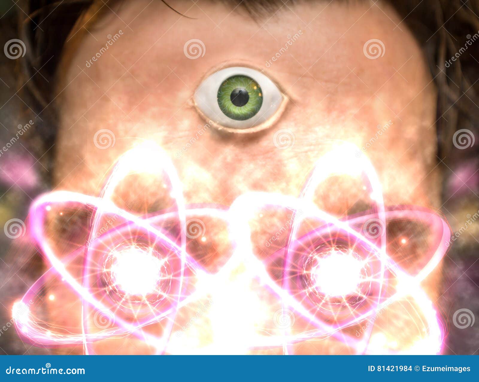 Atomic Particle Background As Theme Of Physics Royalty-Free Stock Photo ...