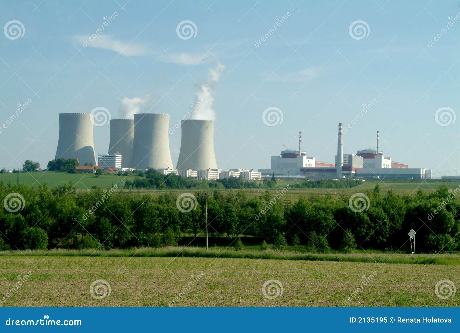Atomic power station stock image. Image of radioactivity - 2135195