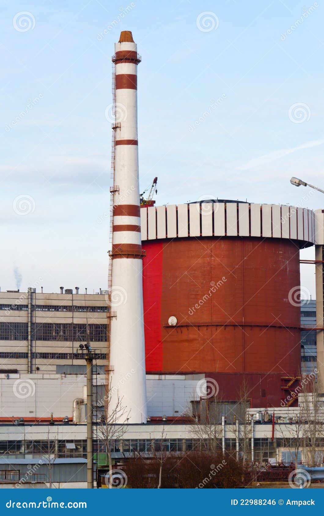 Atomic power station stock photo. Image of industrial - 22988246