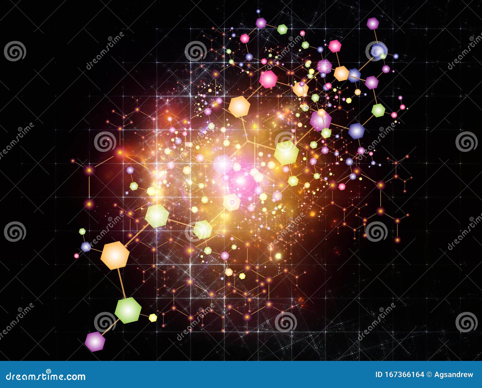 Atomic Radiation stock illustration. Illustration of technology - 167366164