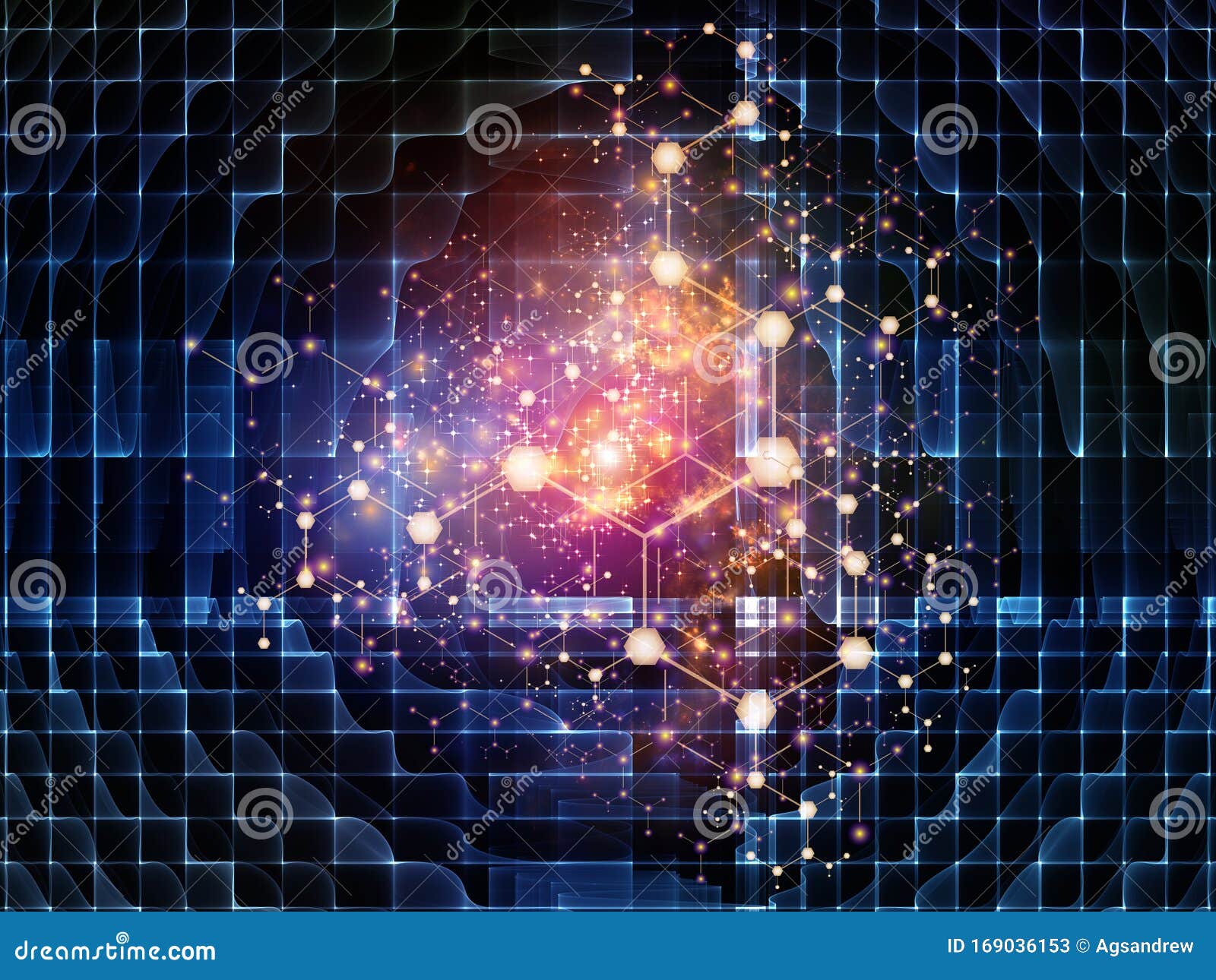 Atomic Radiation stock illustration. Illustration of concept - 169036153