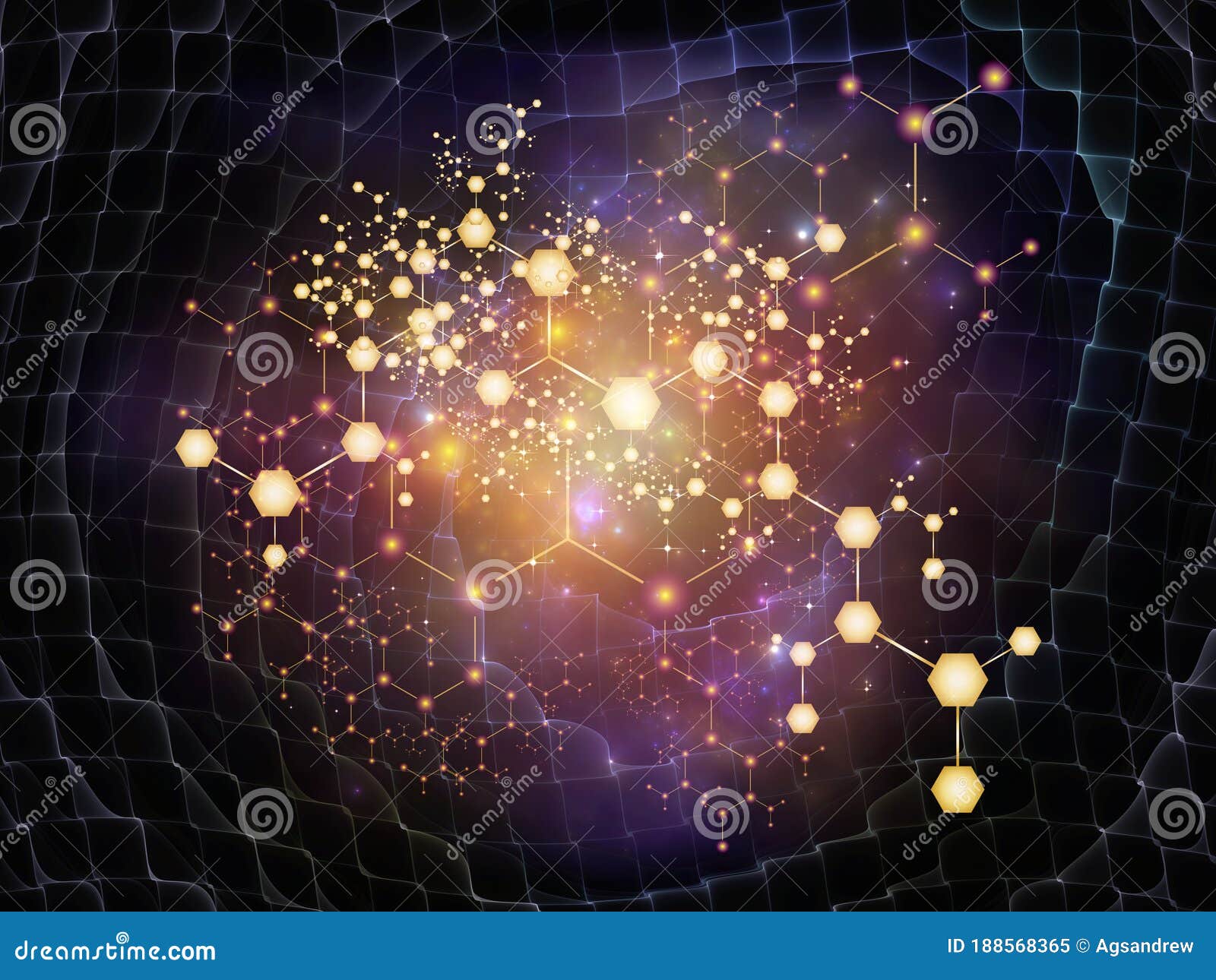 Atomic Radiation stock illustration. Illustration of science - 188568365