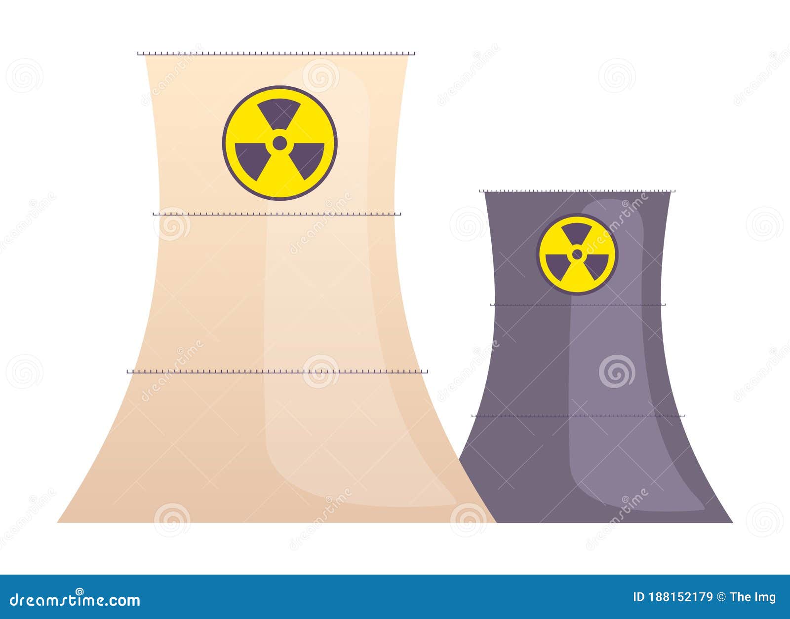 Atomic Reactors Cartoon Vector Illustration Stock Vector - Illustration ...