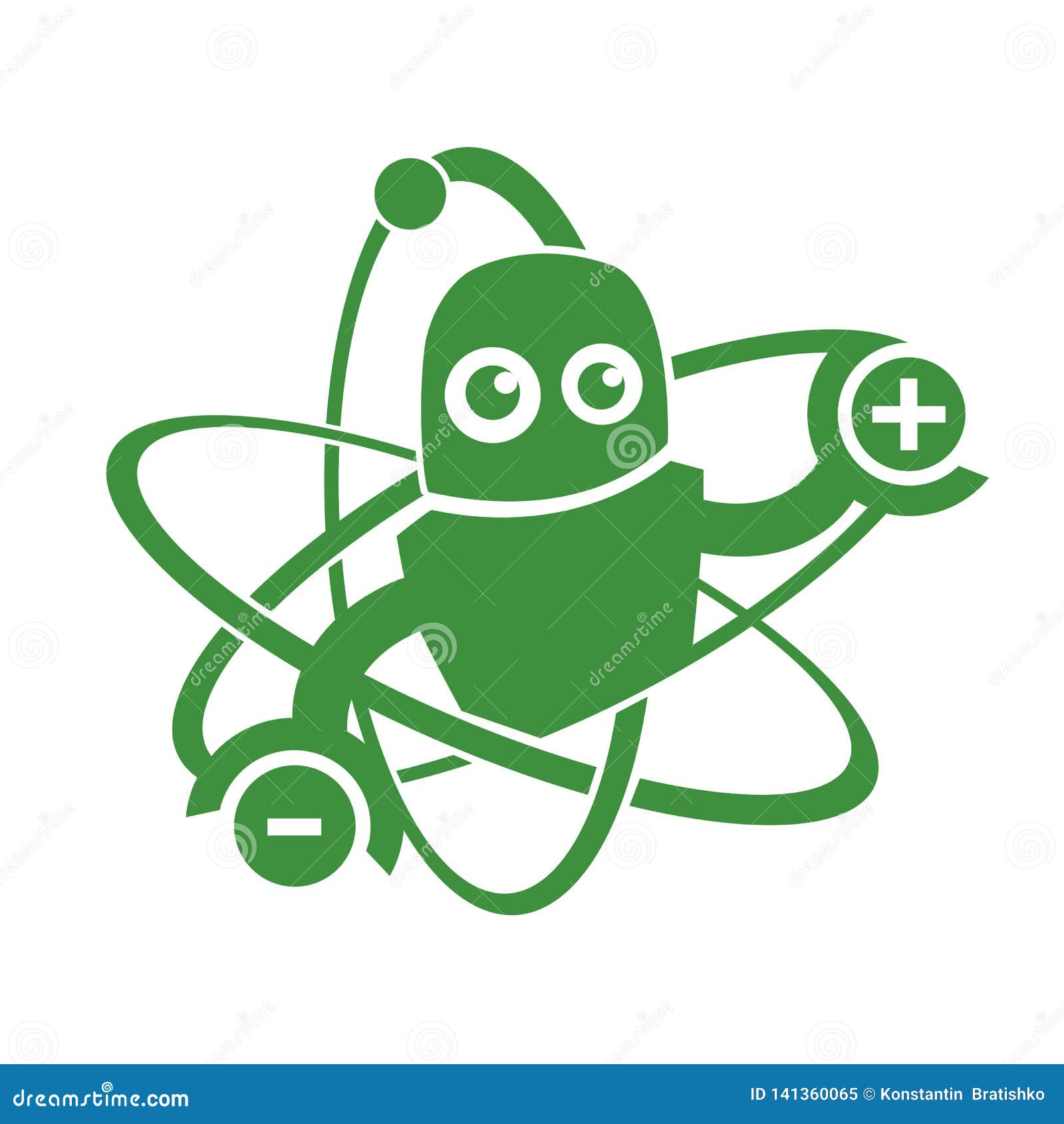 Atomic Robot Logo Royalty-Free Stock Photography | CartoonDealer.com ...