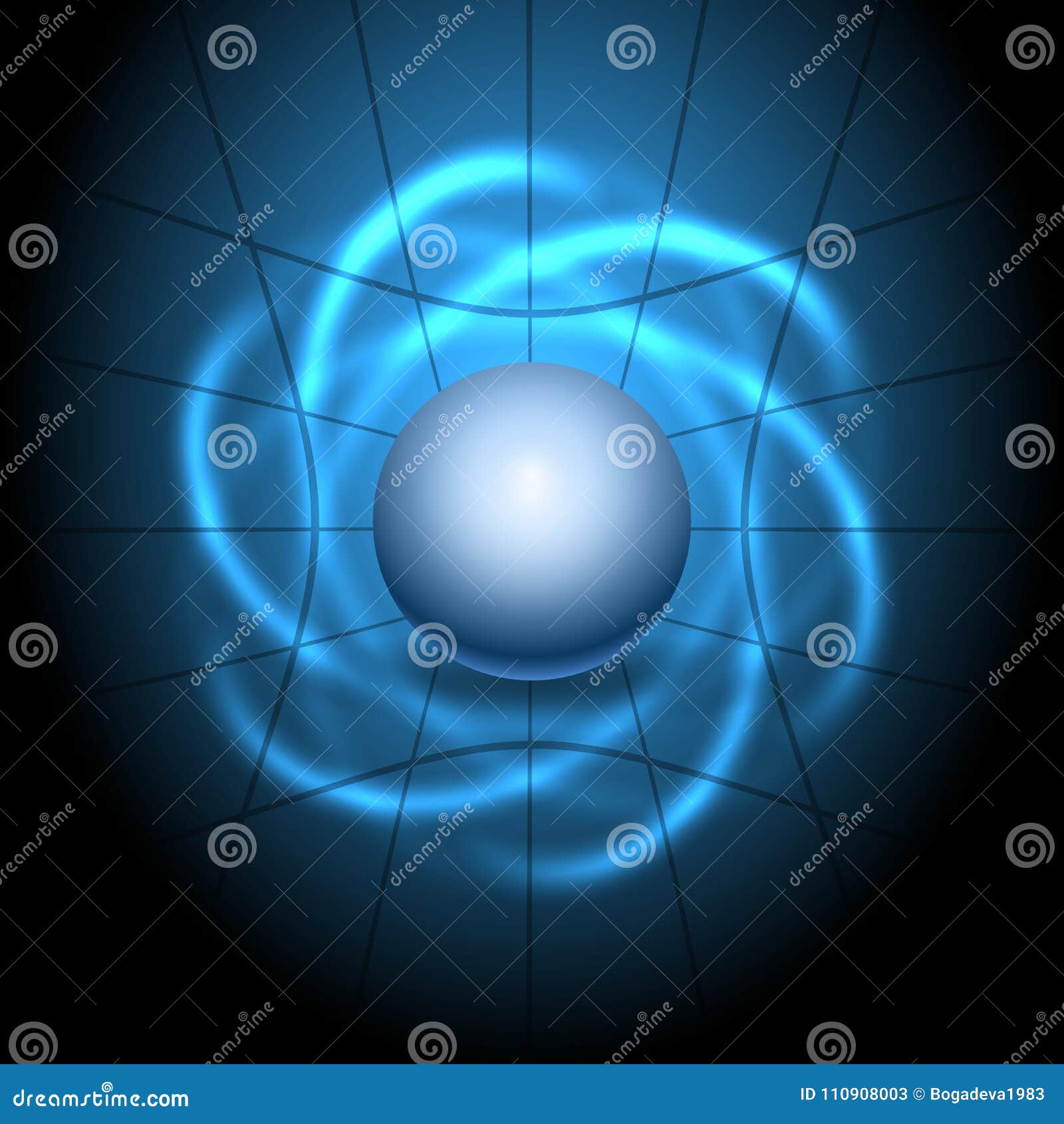 Atomic Structure Background Stock Illustration - Illustration of ...