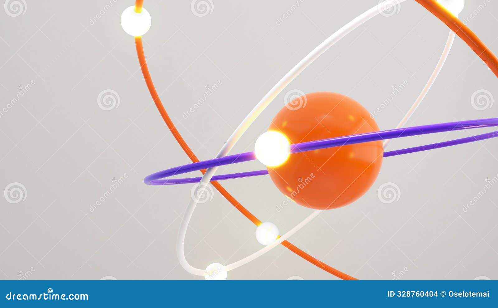 Protons Atom Model Royalty-Free Illustration | CartoonDealer.com #321255330
