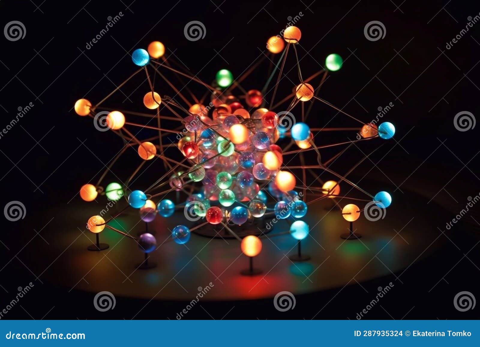 Atomic Structure with Electrons, Protons, and Neutrons Replaced by ...