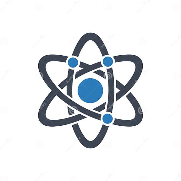 Atomic Structure Icon stock vector. Illustration of structure - 361910904