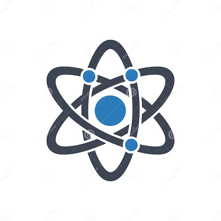 Atomic Structure Icon stock vector. Illustration of structure - 361910904